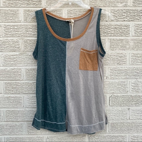 Hem & Thread | Tops | Nwt Hemthread Color Block Tank Top | Poshmark
